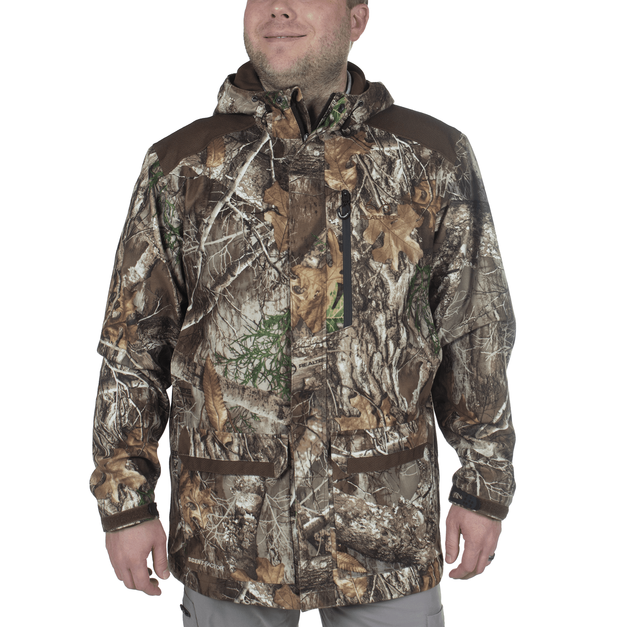 Realtree Men's Scent Factor Jacket, Realtree Edge, Size Large - Walmart.com