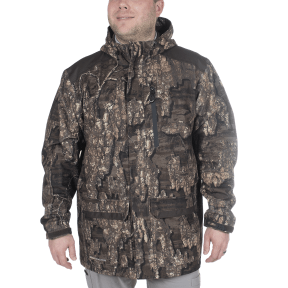 Realtree Men's Camouflage Waterproof Scent Factor Hunting Jacket ...
