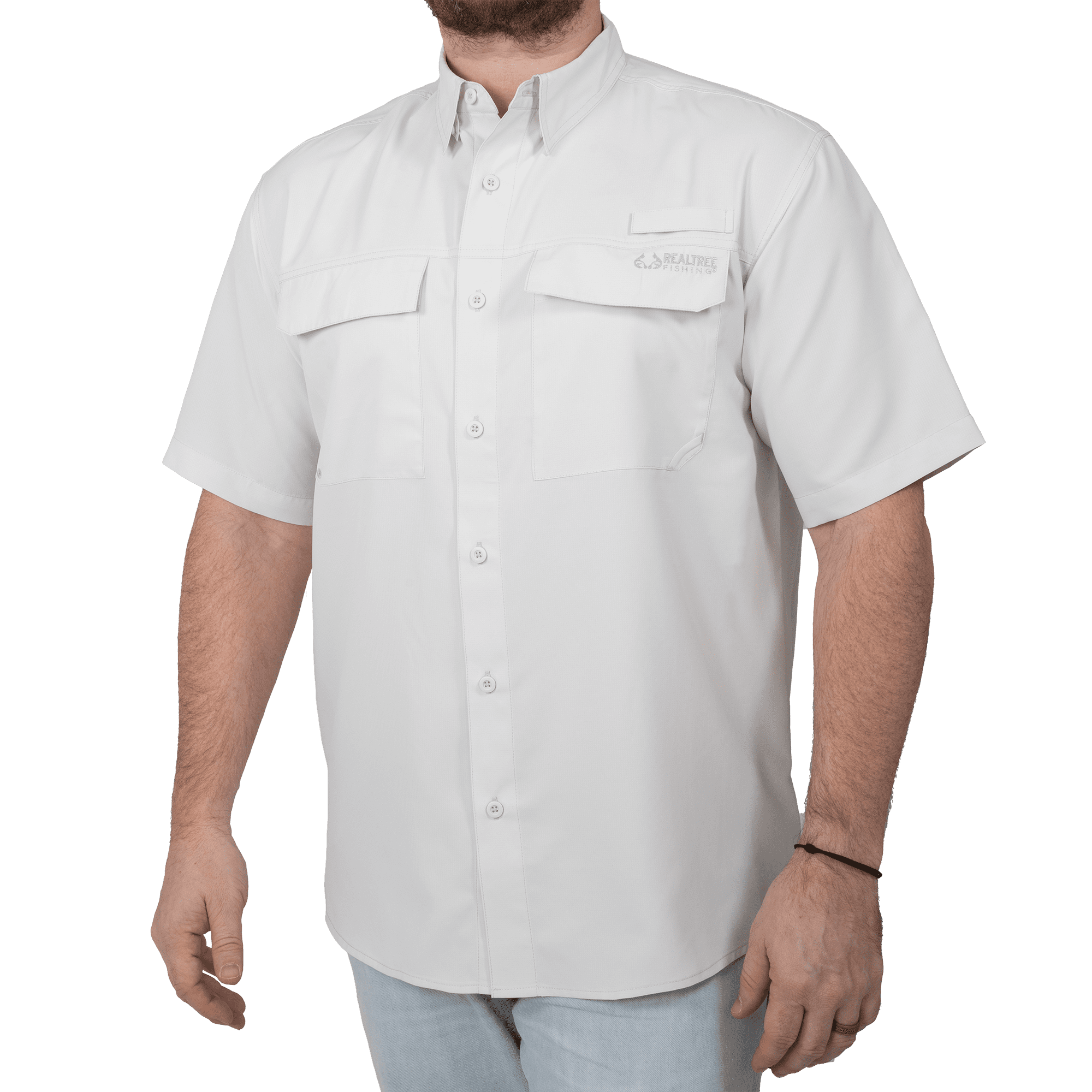 Realtree Men's Short Sleeve Performance Fishing Guide Shirt (Men's ...