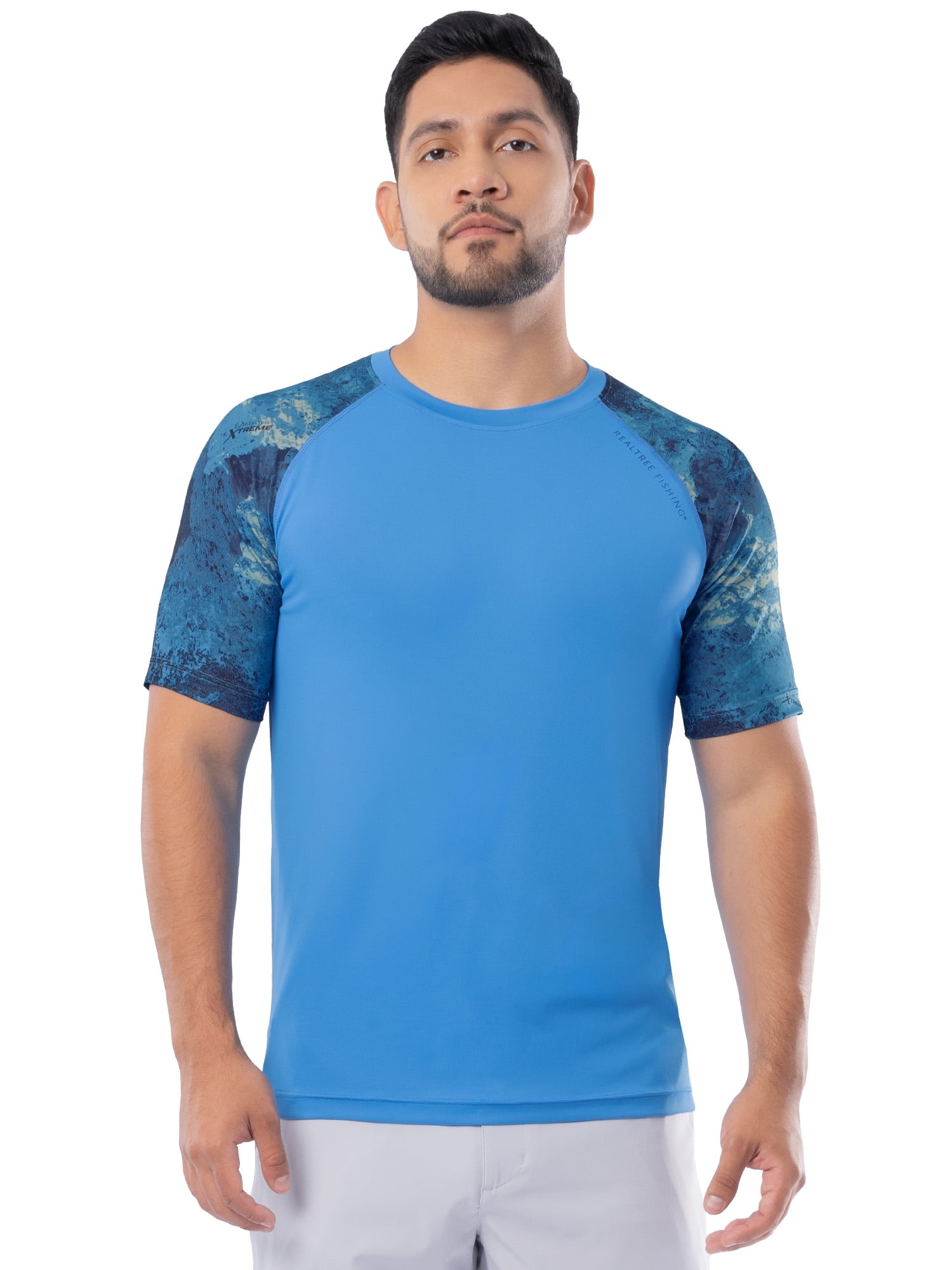 Realtree Men's Short Sleeve Performance Fishing Shirt UPF 30 Camo Size S-3XL - Walmart.com