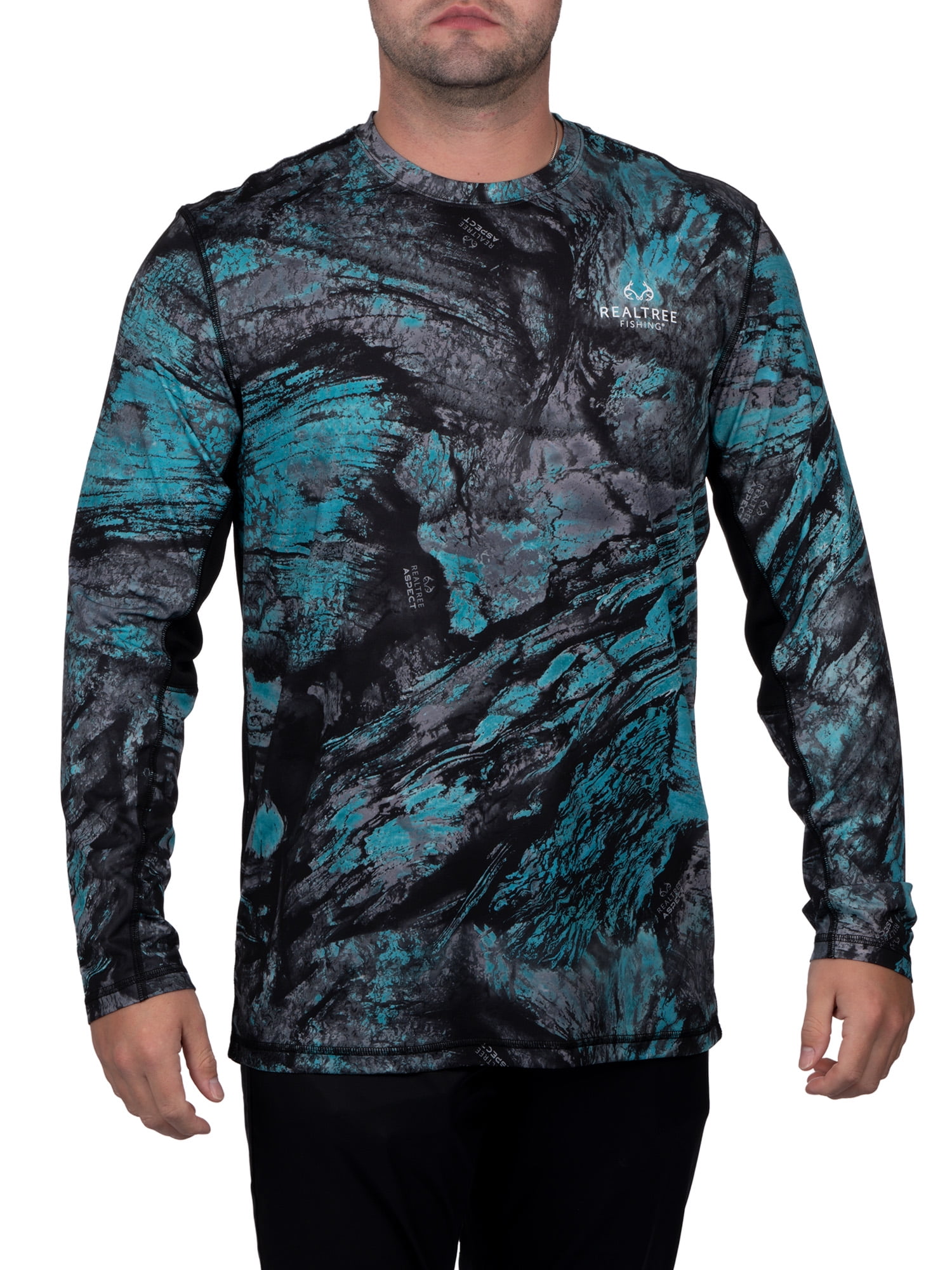 Realtree Long Sleeve Jersey - UPF 30+ Scent Control Tee - Walmart.com