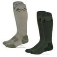 Realtree Mens Hunting & Hiking Socks, 80% Merino Wool, Over the Calf ...
