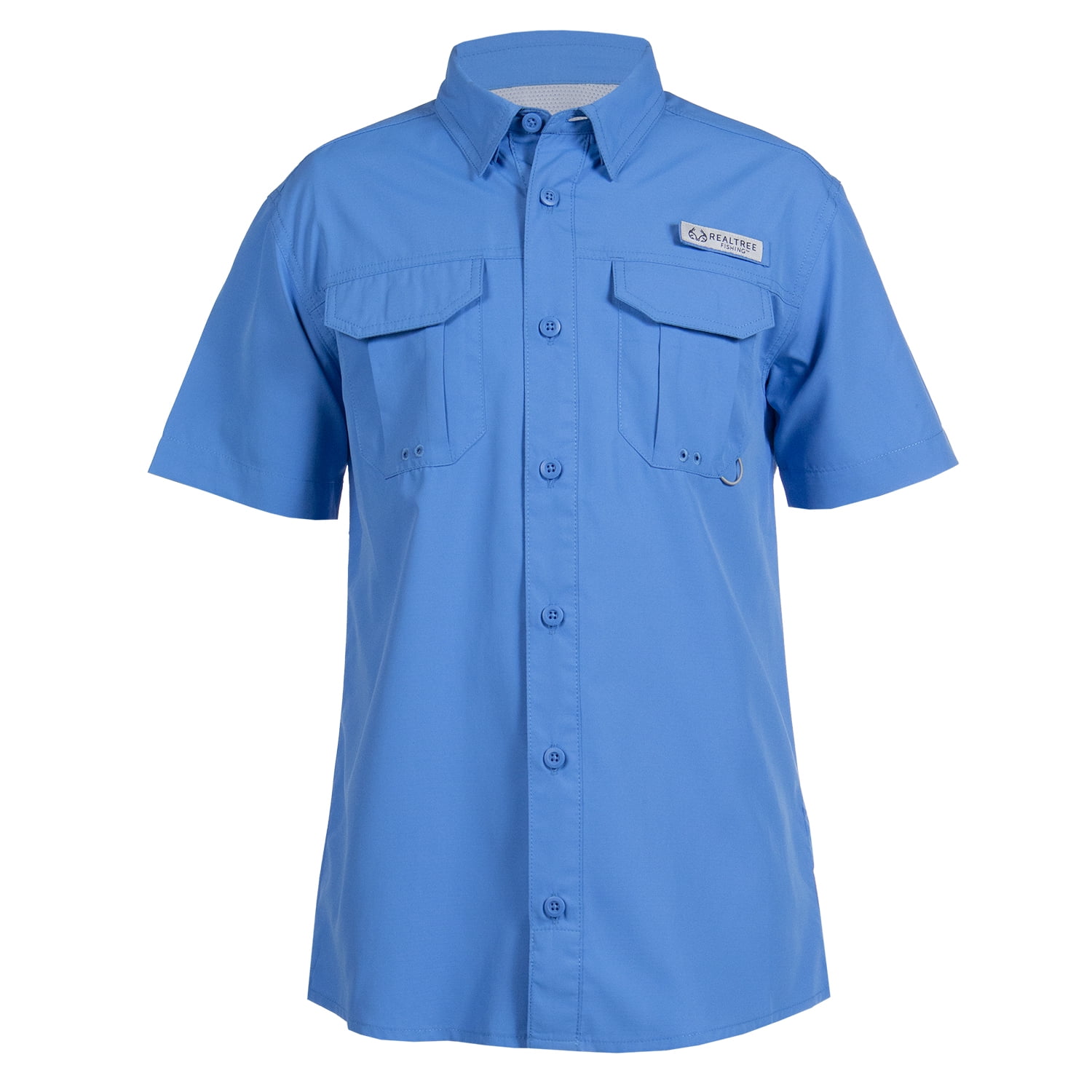 Realtree Short Sleeve Fishing Guide Shirt, Regatta, Size Youth Extra ...