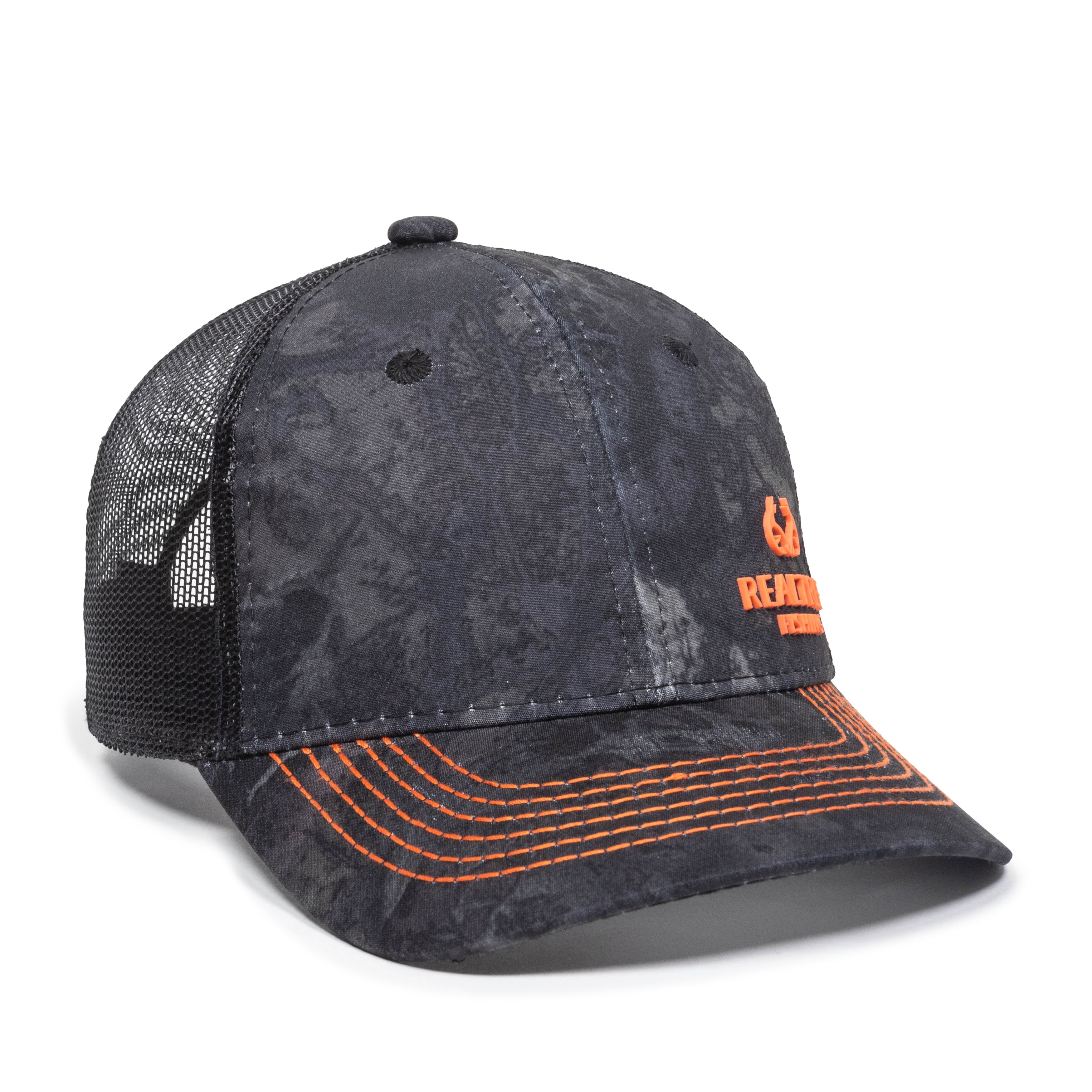 Realtree Structured Baseball Style Hat - WAV3/Black - L/XL - Walmart.com