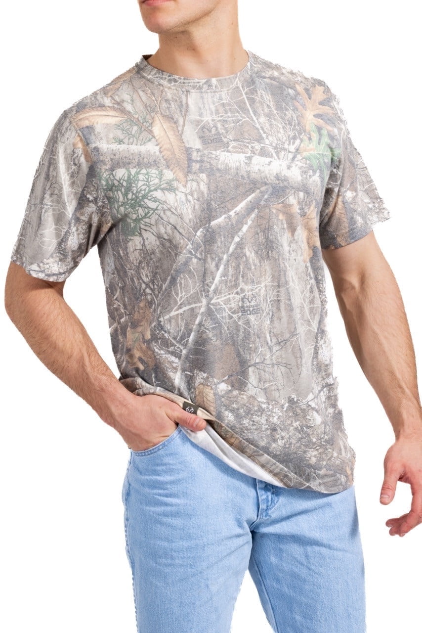 Realtree Camo Tri-Blend Short Sleeve Shirt – Lightweight & Soft ...