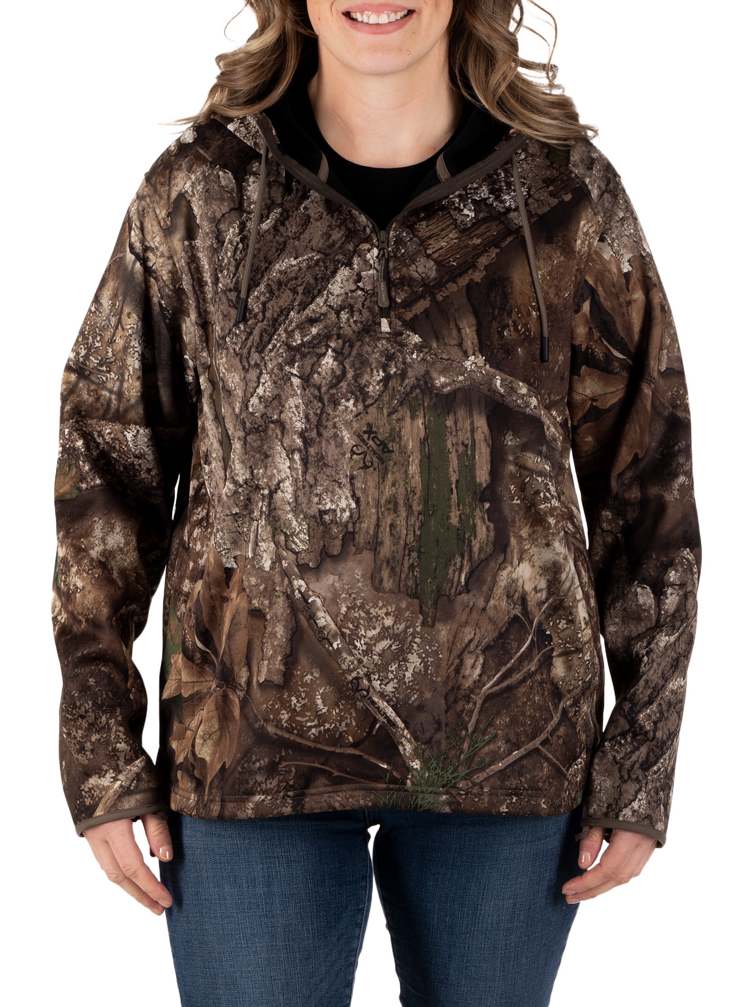 Realtree Women's Camouflage Hunting Performance Hoodie, Realtree APX, M ...