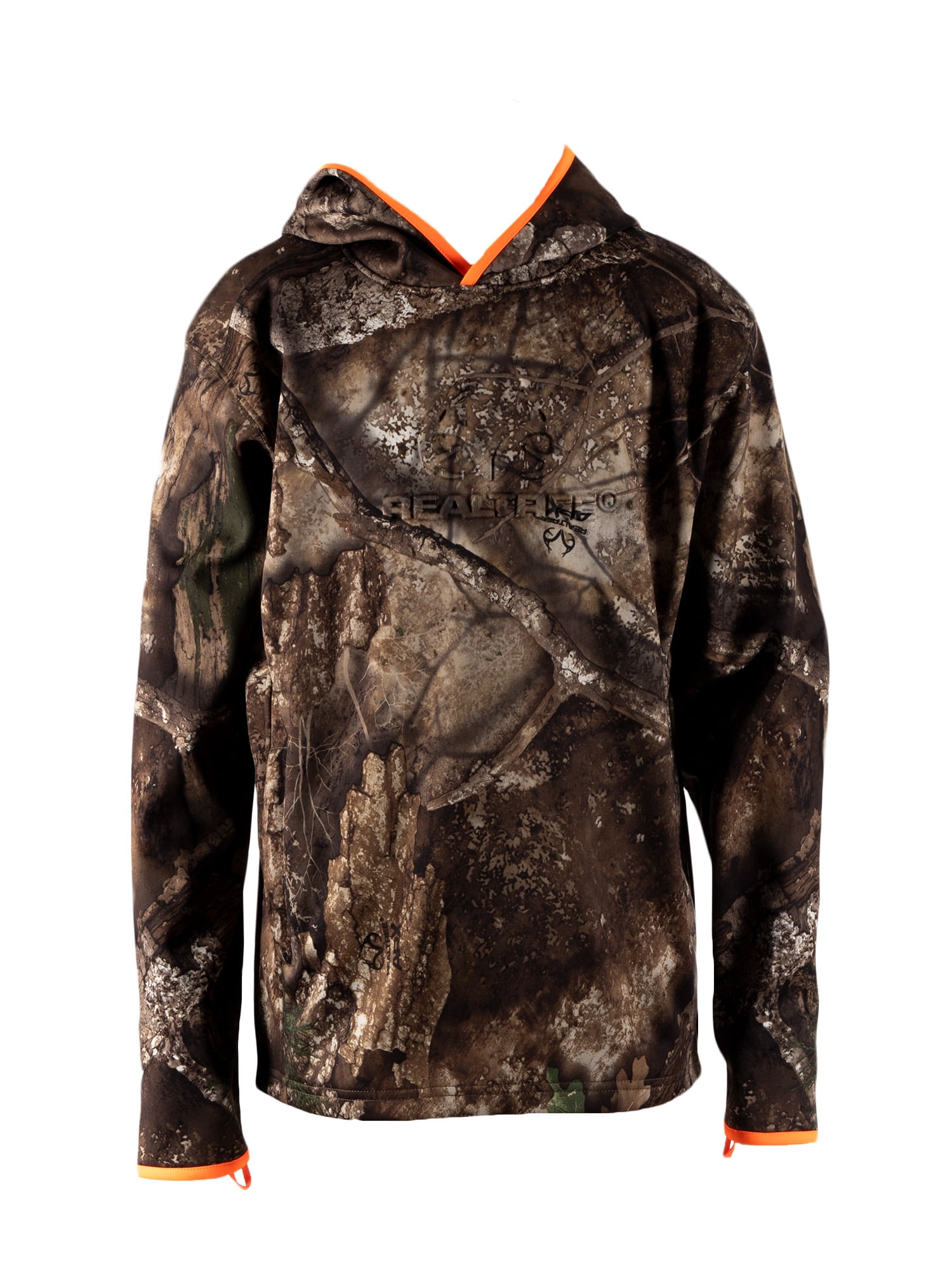 Realtree Youth Camouflage Hunting Performance Hoodie, Realtree APX, L ...
