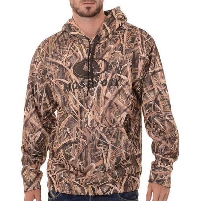 Realtree and Mens Camo Performance Pullover Fleece Hoodie - Walmart ...