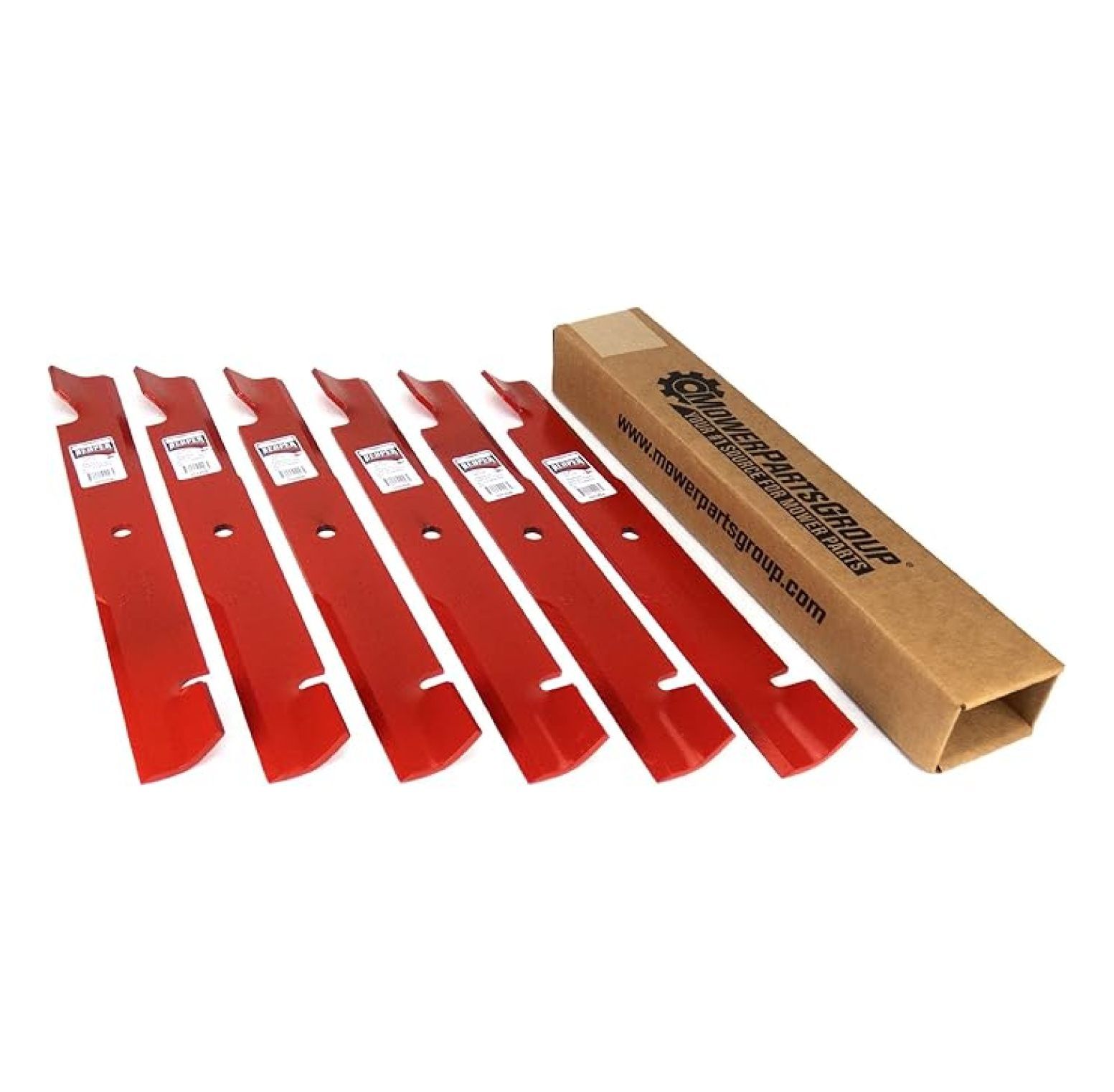 Reaper 60" Mower Blades - 6 Pack - 20.5" Lawn Mower Blades for Hustler ...