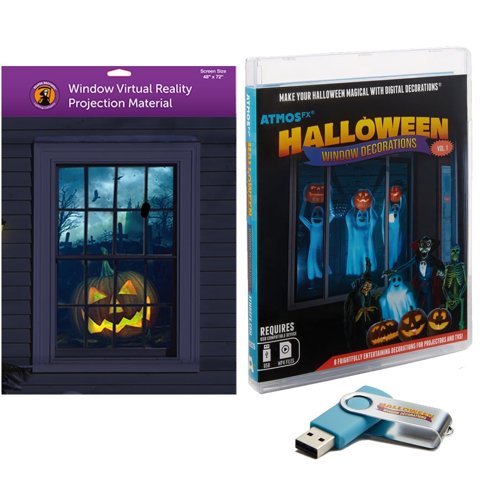Reaper Brothers Halloween Digital Decoration Kit Includes 8 AtmosFX ...