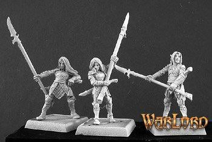 Reaper Miniatures 06121: Vale Longthorns(9) Elven Grunt - Warlord Army ...