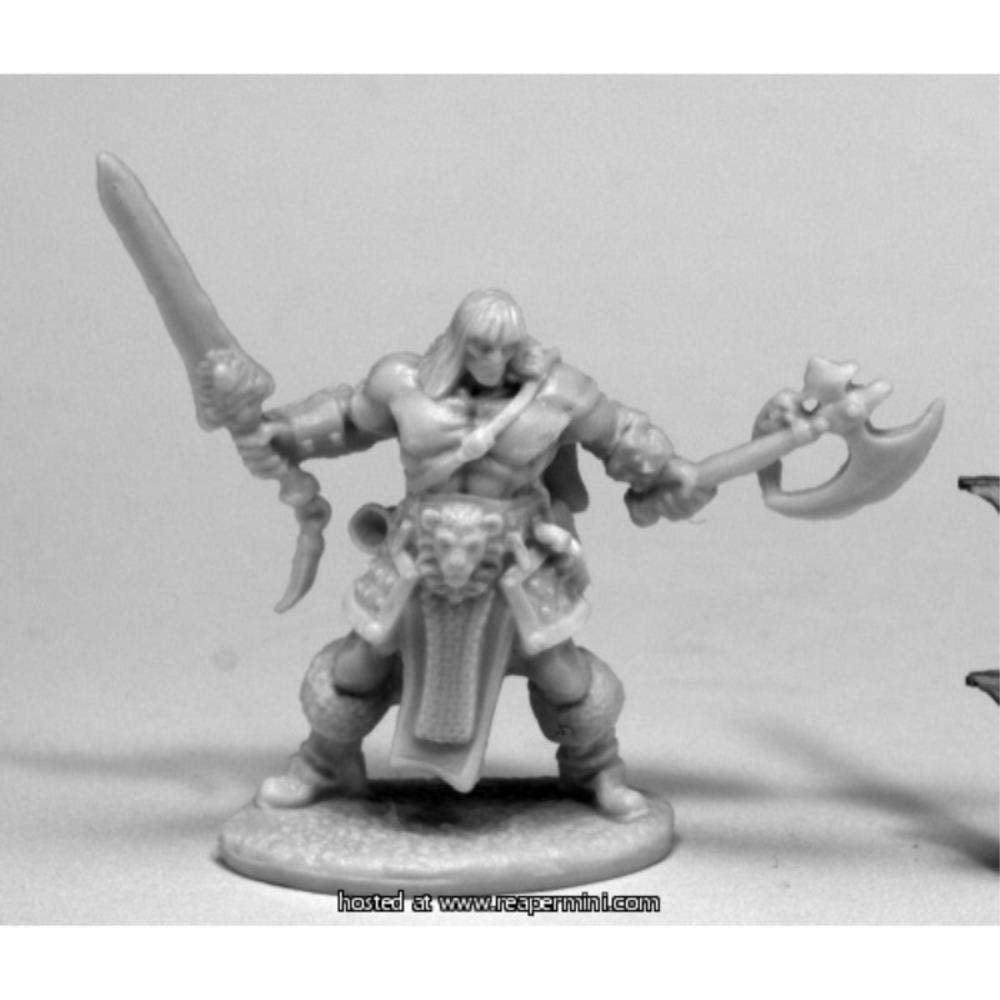 Reaper Miniatures 77469 Brand Oathblood Barbarian, Bones Miniature ...