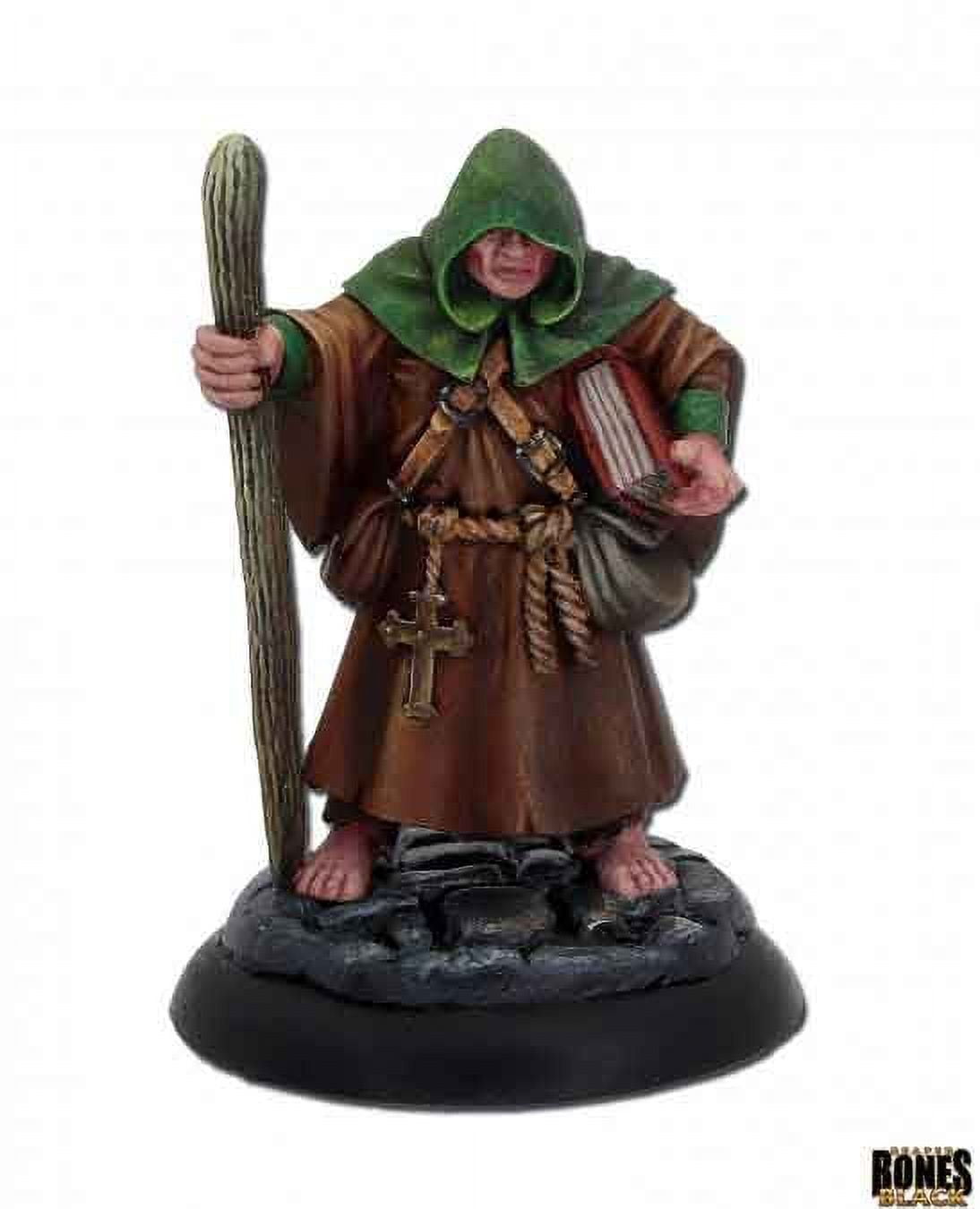 Reaper Miniatures Brother Hammond Monk #44007 Bones Black Plastic D&D ...