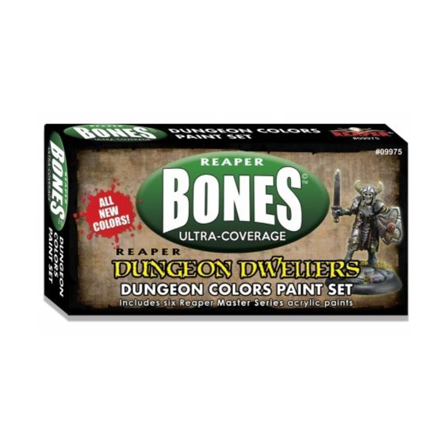 Dungeon Colors Paint Set Dungeon Dwellers Bones Reaper Miniatures ...