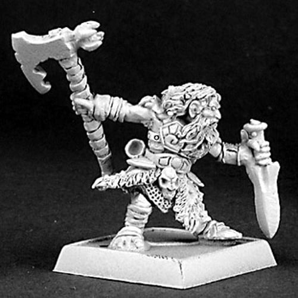Reaper Miniatures Dwarf Berserker #14341 Dwarves Unpainted RPG D&D Mini ...