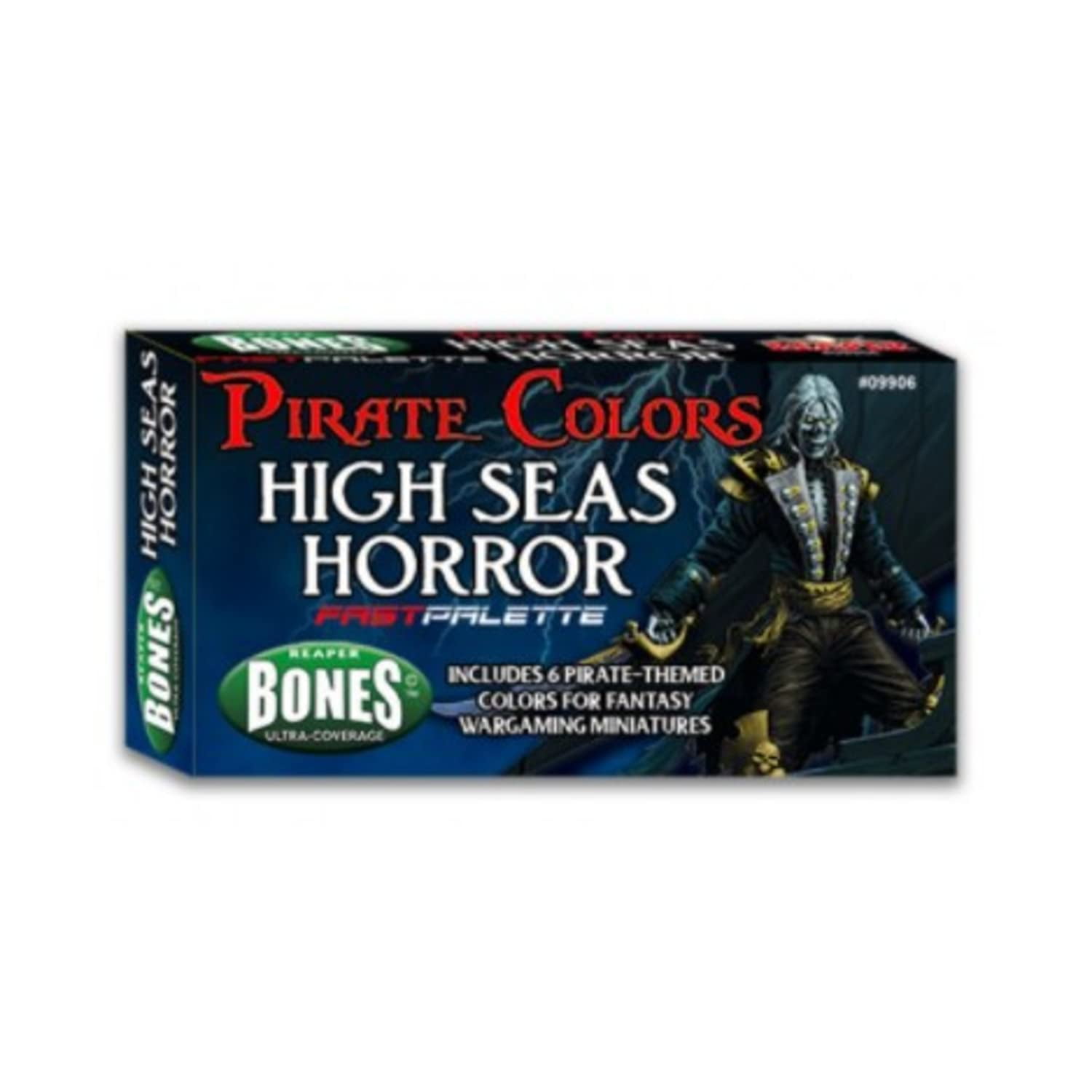 Reaper Miniatures Fast Palette Pirate Colors High Seas Horror Paint Set ...