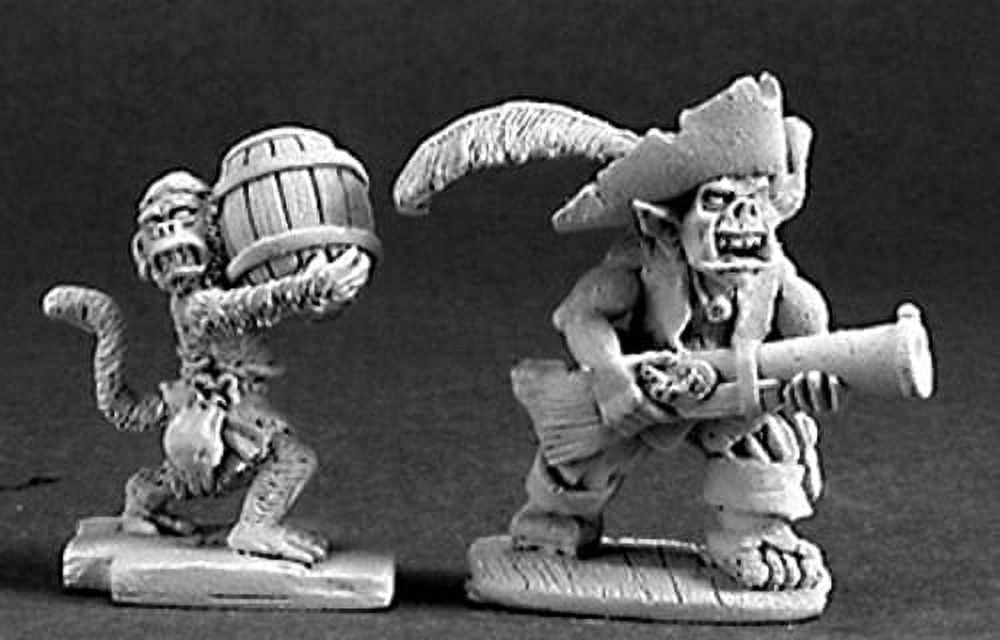 Reaper Miniatures Goblin Pirate & Powder Monkey 03211 Dark Heaven ...