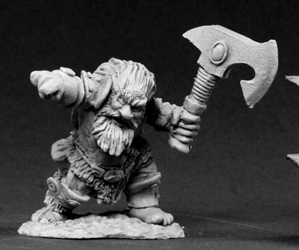 Reaper Miniatures Hulgrif, Dwarf Barbarian #03434 Dark Heaven Unpainted ...