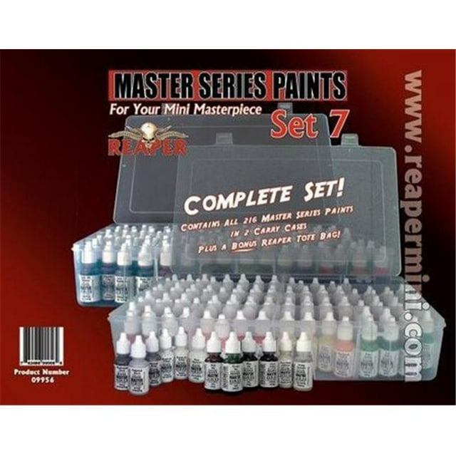 Reaper Miniatures Master Series Paint Set #7 (09001-09270) - Complete ...