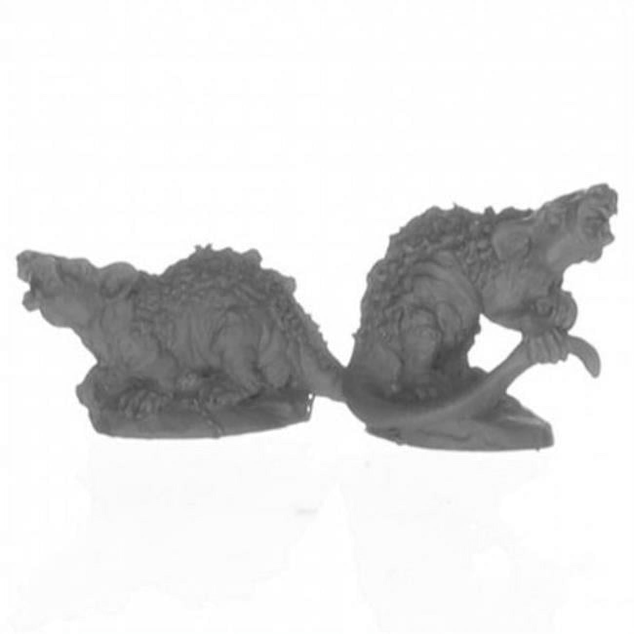 Giant Tomb Rats Miniature 25mm Heroic Scale Figure Dark Heaven Legends ...