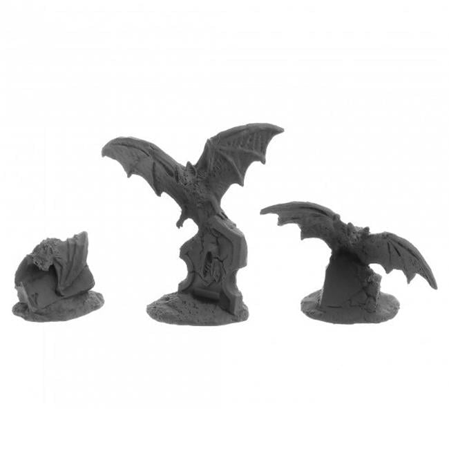 Reaper Miniatures REM07058 Dungeon Dwellers Giant Bats Figure - Set of ...
