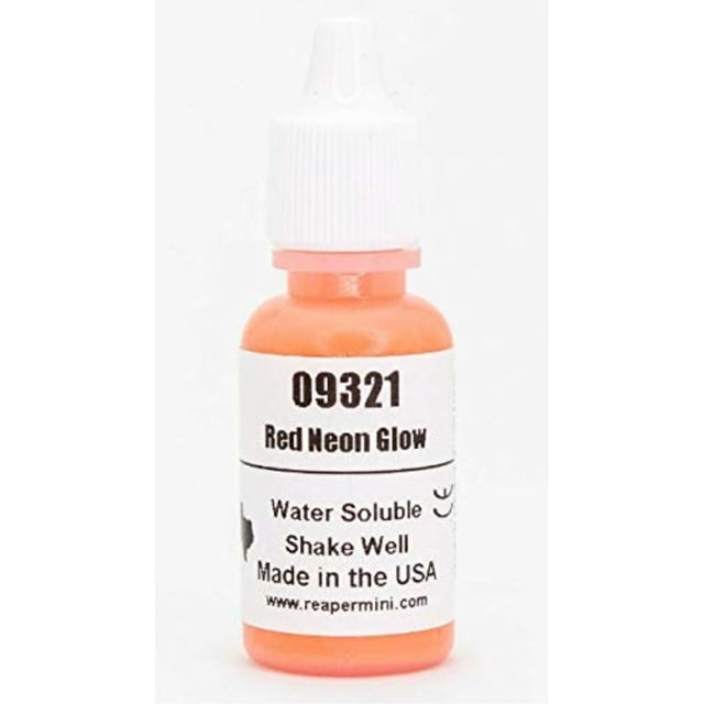 Reaper Miniatures REM09321 Master Series Water Soluble Glow Paint, Neon ...