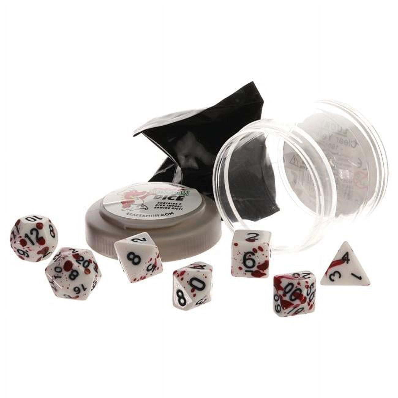 Reaper Miniatures REM19073 Pizza Dungeon Lucky Blood Splatter Dice ...