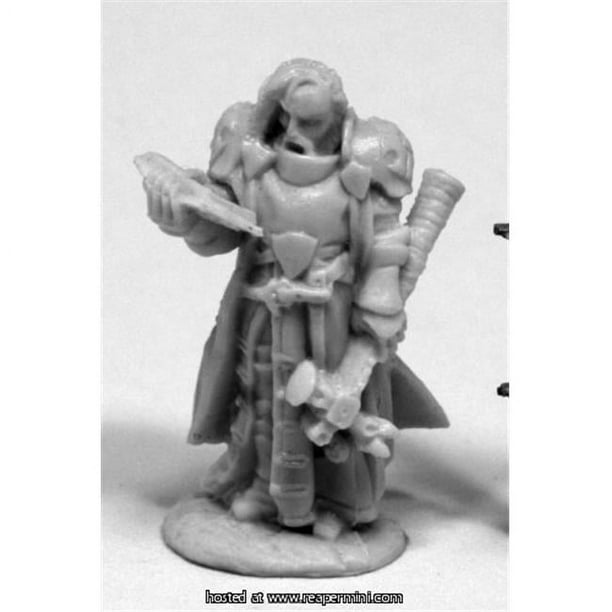 Reaper Miniatures REM77414 25mm Scale Halbarad, Cleric - Werner Klocke ...