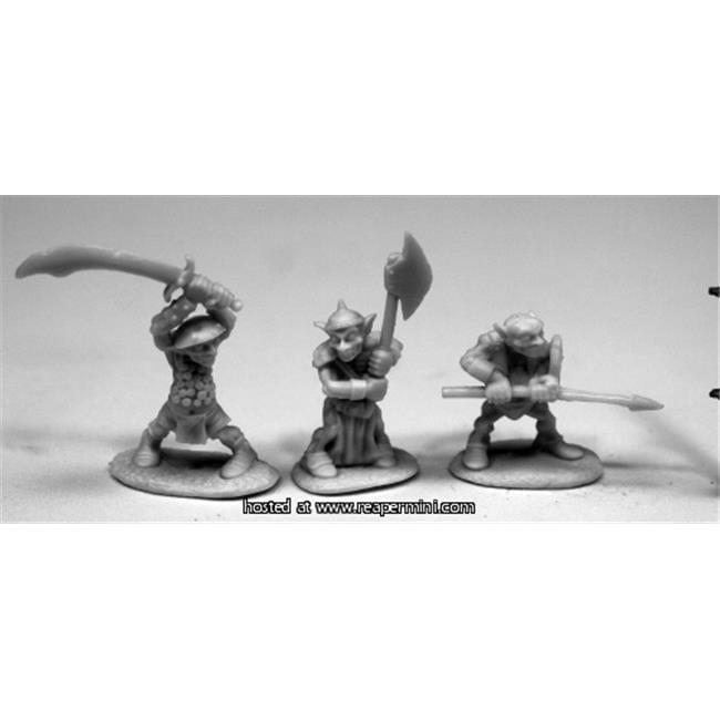 Reaper Miniatures 77444 Goblin Warriors, Bones Miniature - Walmart.com