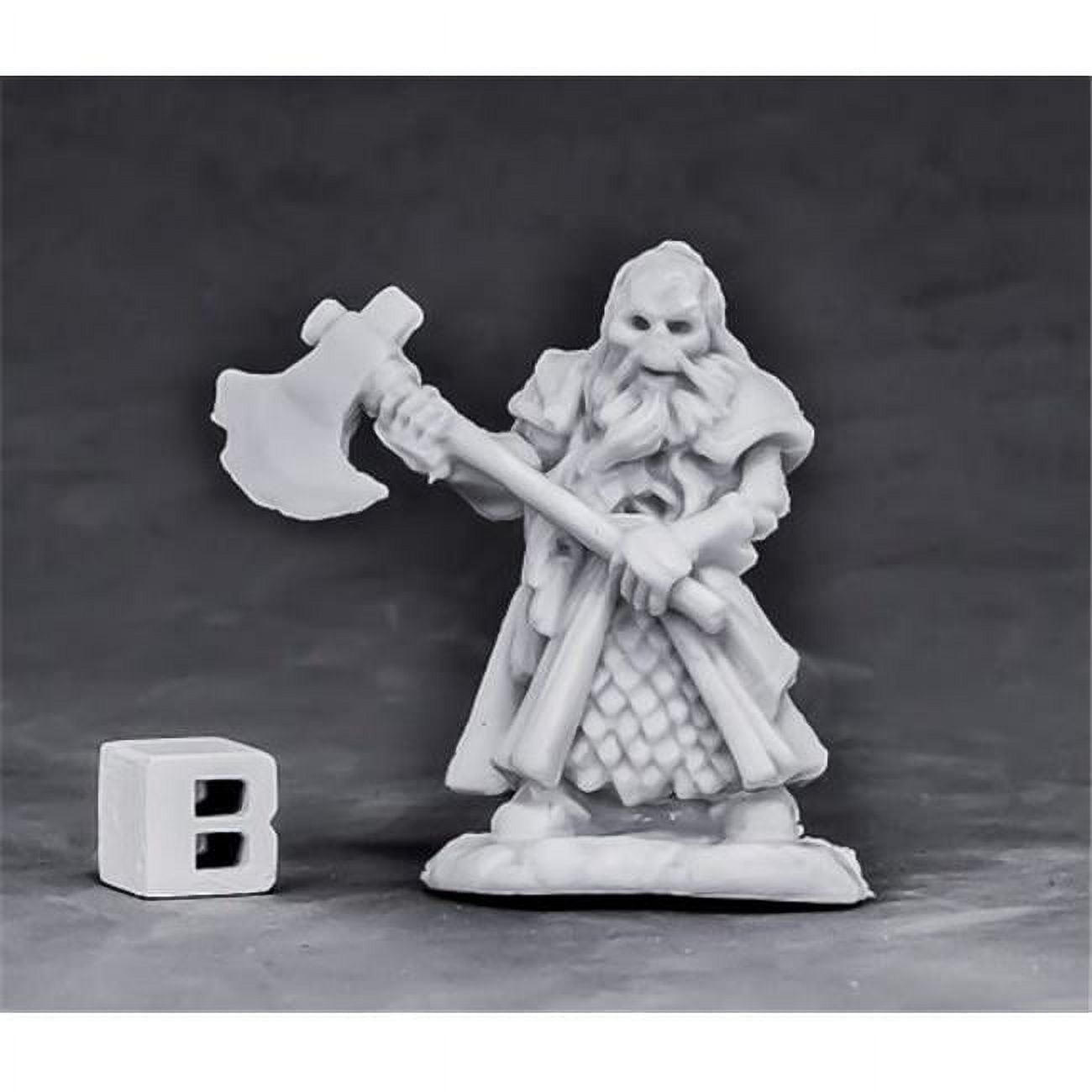 Reaper Miniatures REM77561 Bones - Undead Dwarf Fighter W3 Miniatures ...