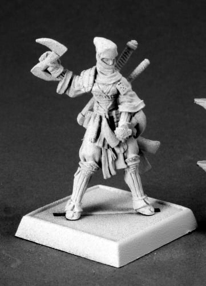 Reaper Miniatures Reiko, Ninja #60084 Pathfinder Unpainted RPG D&D Mini ...