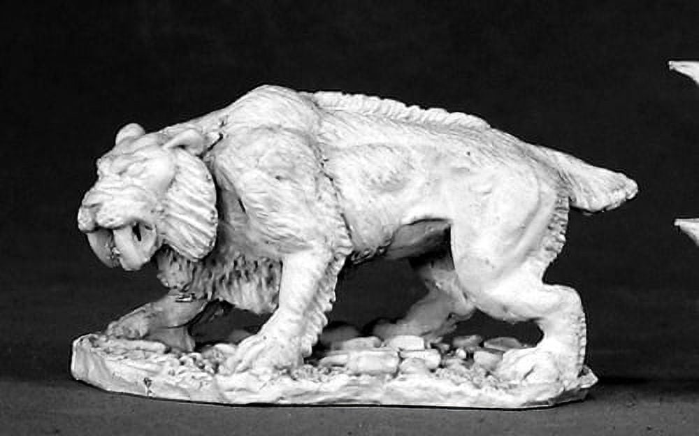 Reaper Miniatures Sabertooth Tiger #02480 Dark Heaven Legends Unpainted ...