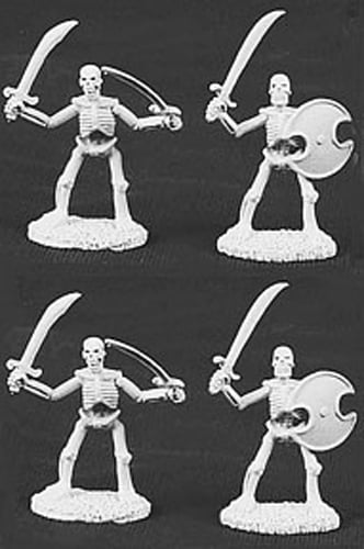 Reaper Miniatures Skeletons (4 Pieces) #06001 Dark Heaven Legends Army ...