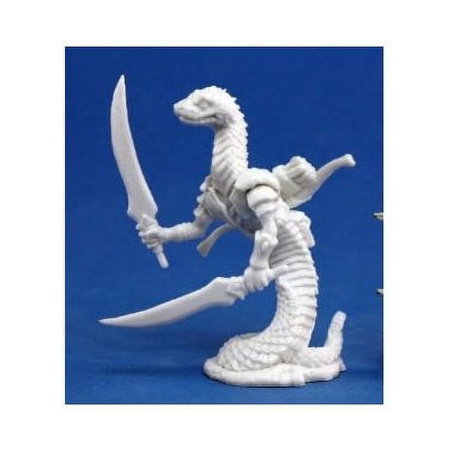Reaper Miniatures Snakeman Warrior #77153 Bones Unpainted Plastic Mini ...