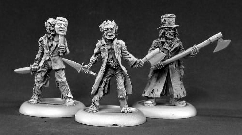 Reaper Miniatures Urban Zombies (3) #50066 Chronoscope Metal D&D RPG ...