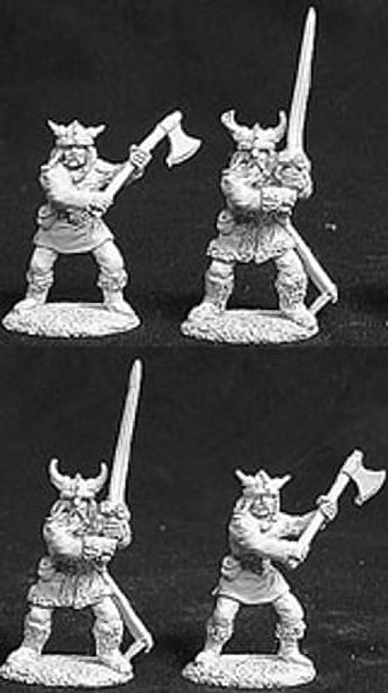 Reaper Miniatures Viking Warriors, Kjord 4 Pieces #06054 Dark Heaven ...