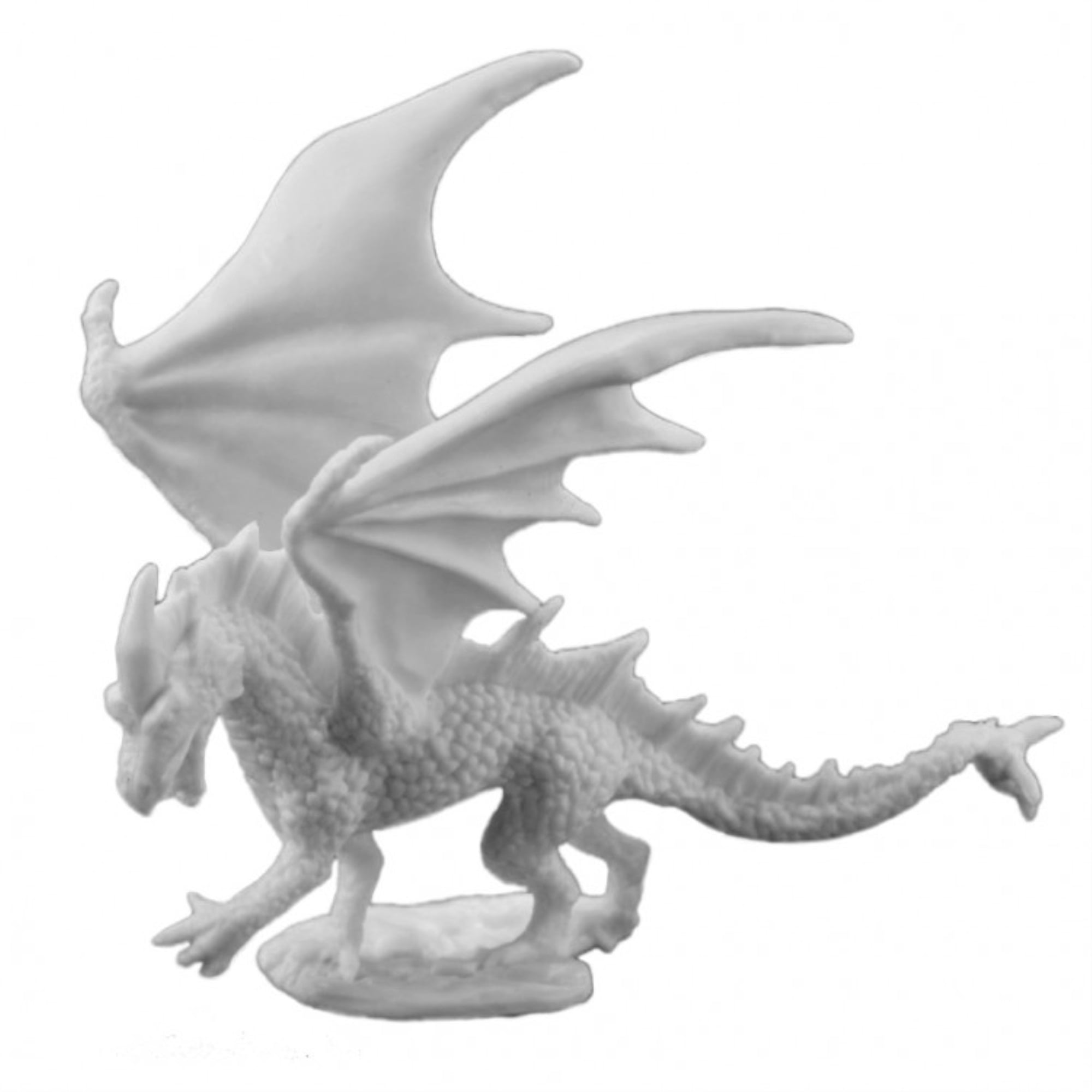 Reaper Miniatures Young Fire Dragon #77026 Bones Plastic D&D RPG Mini ...