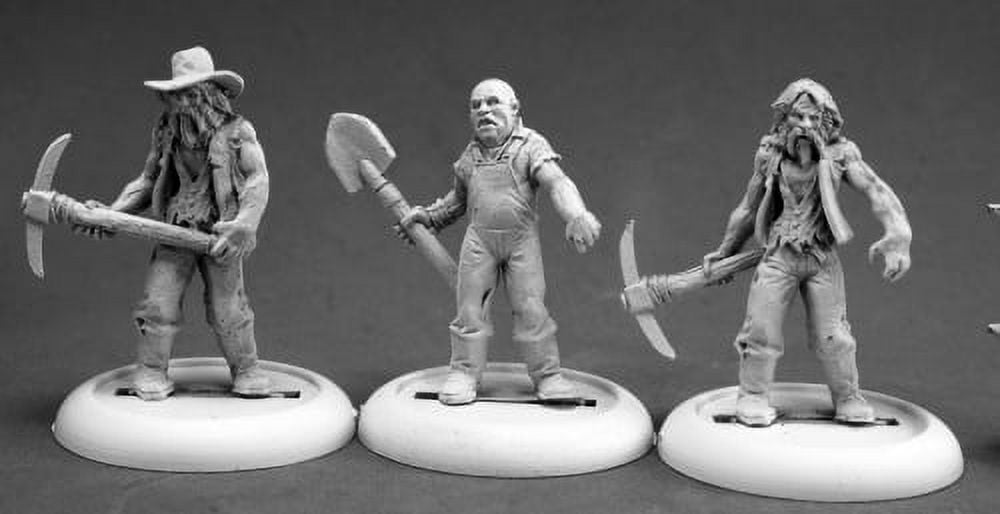 Reaper Miniatures Zombie Miners #50317 Chronoscope Unpainted RPG D&D ...