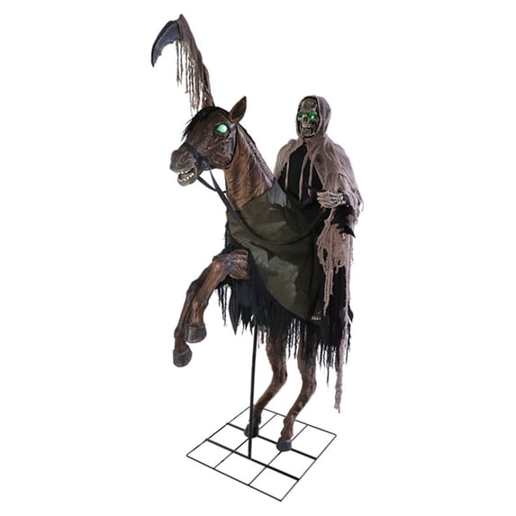 Reaper's Ride Animated Halloween Decoration Prop for Yard Outdoor ...
