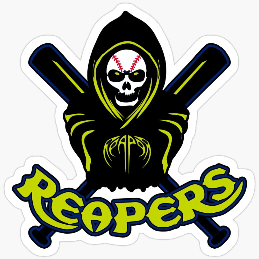 Reapers Baseball Logo Sticker Phone Decal Water Bottle Stickers Car ...