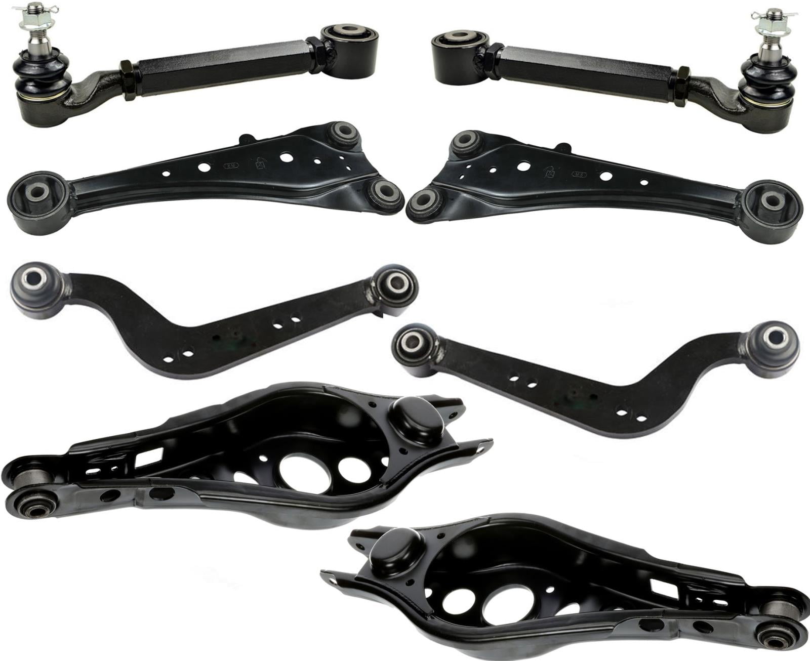 Rear Adjustable Forward & Trailing Arms W/ Bushings For Toyota Rav4 ...