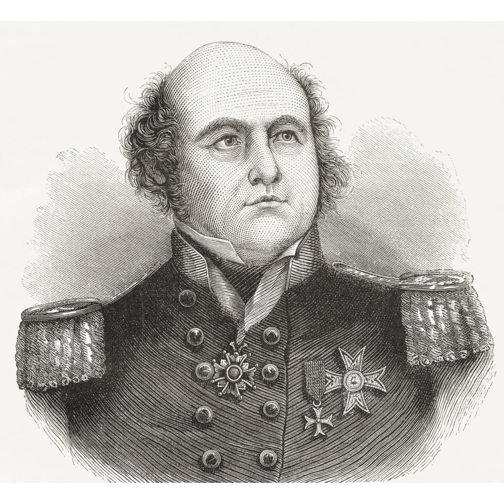 Rear-Admiral Sir John Franklin, 1786 ? Poster Print (14 x 13) - Walmart.com
