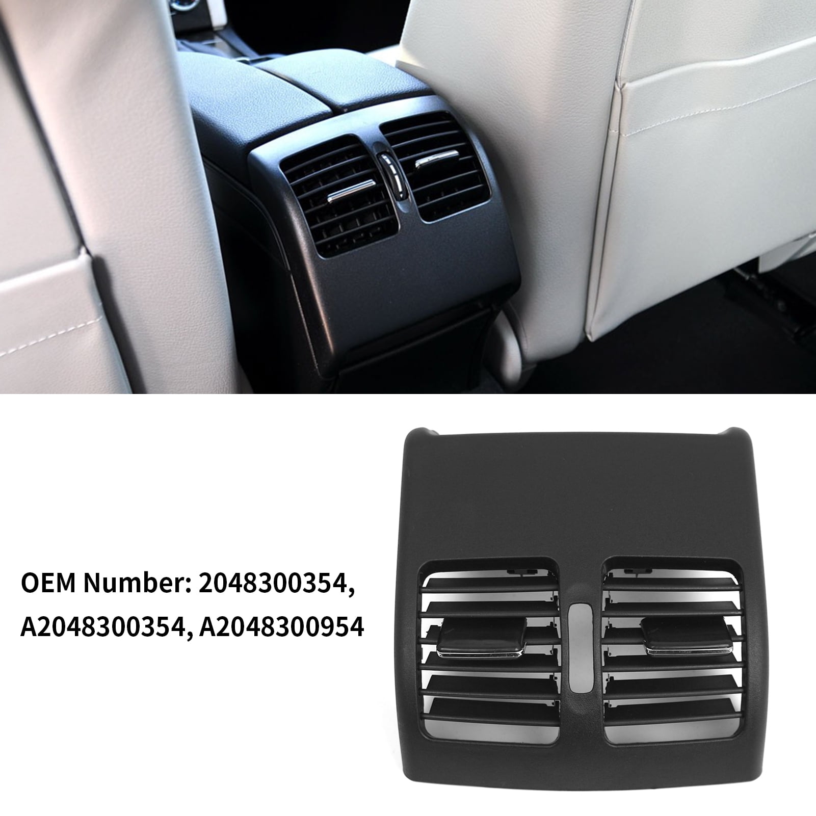 Rear Air Grille, Car Air Conditioning Vent Grille Panel Replacement For ...