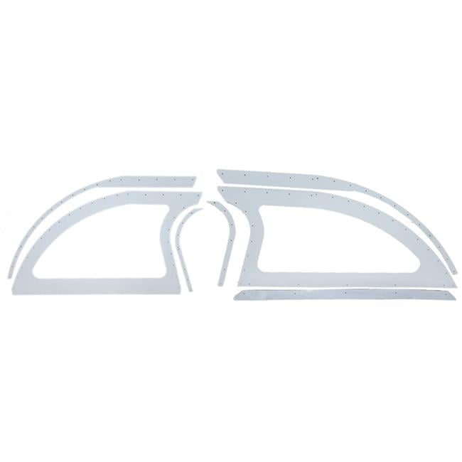 Rear Aluminum Sail Panel with Dirt Late Model, White - Pack of 2 ...