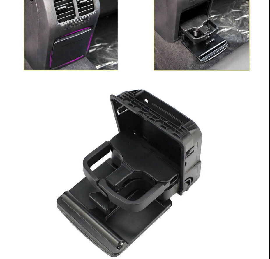 Rear Armrest Central Console Cup Holder For VW Jetta Gti MK5 Golf MK6 ...