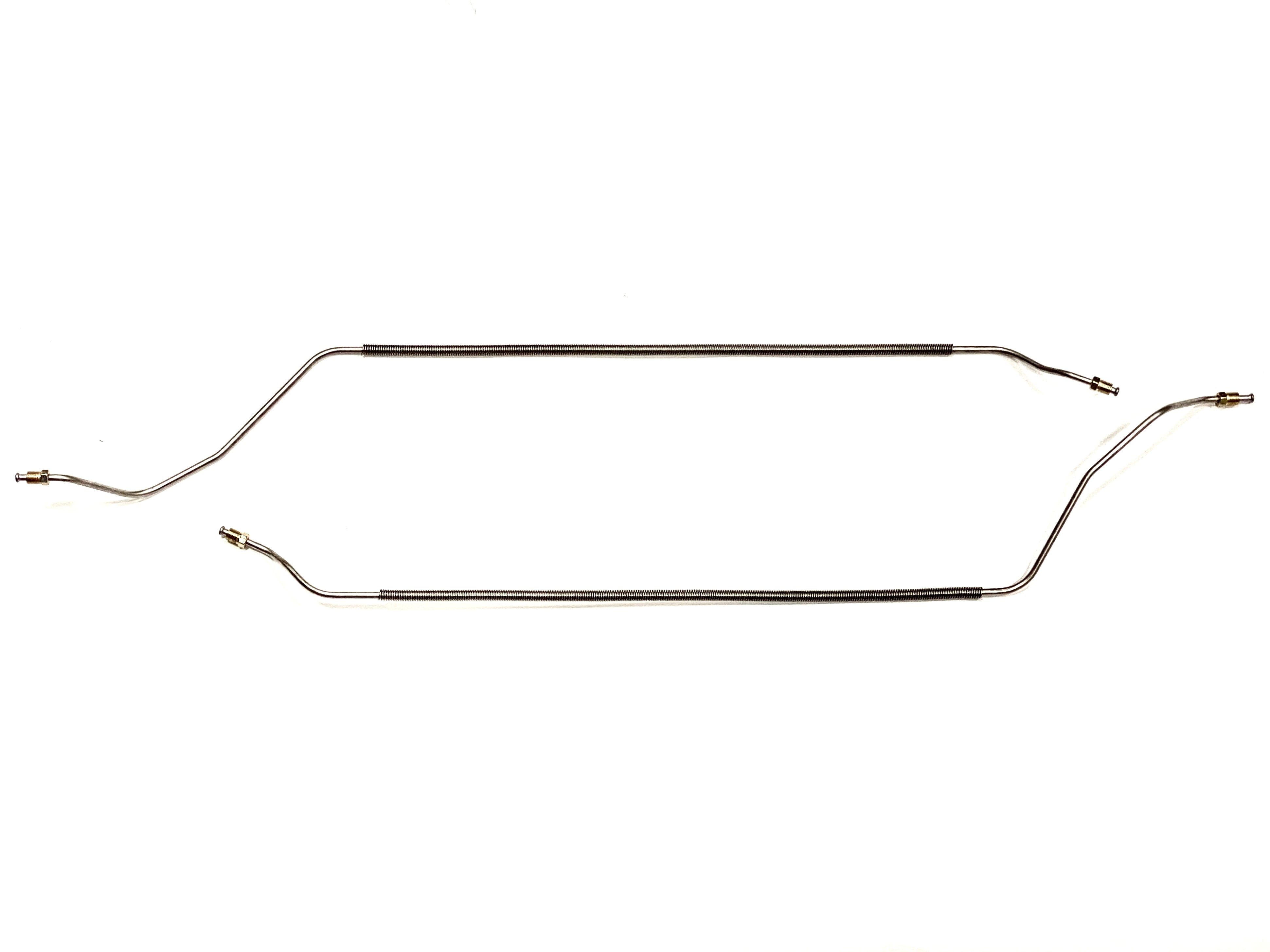Rear Axle Brake Lines - Fits 68-72 Chevelle/Malibu/El Camino with Rear ...