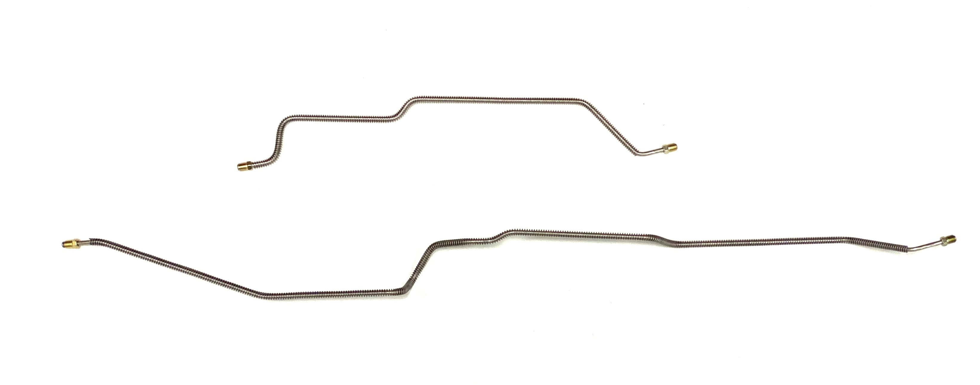 Rear Axle Brake Lines - Fits 97-02 Jeep Wrangler w/Non ABS & Dana 44 ...