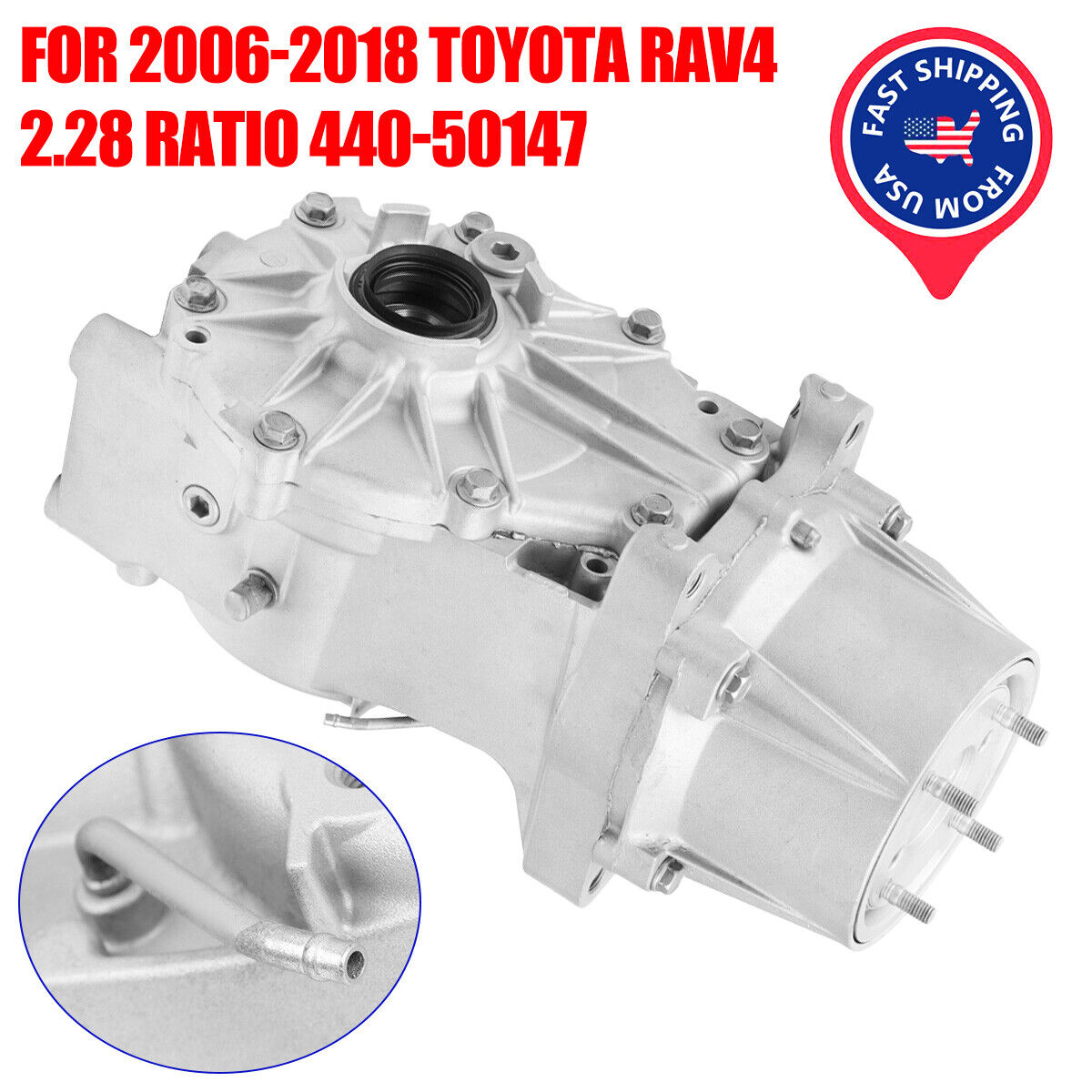 Rear Axle Differential Assembly For 2006-2018 Rav4 2.28 Ratio 440-50147 ...