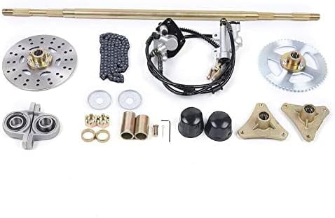 Rear Axle Kit, 29" 740mm Go Kart Complete Rear Axles Live Hub Kit with ...