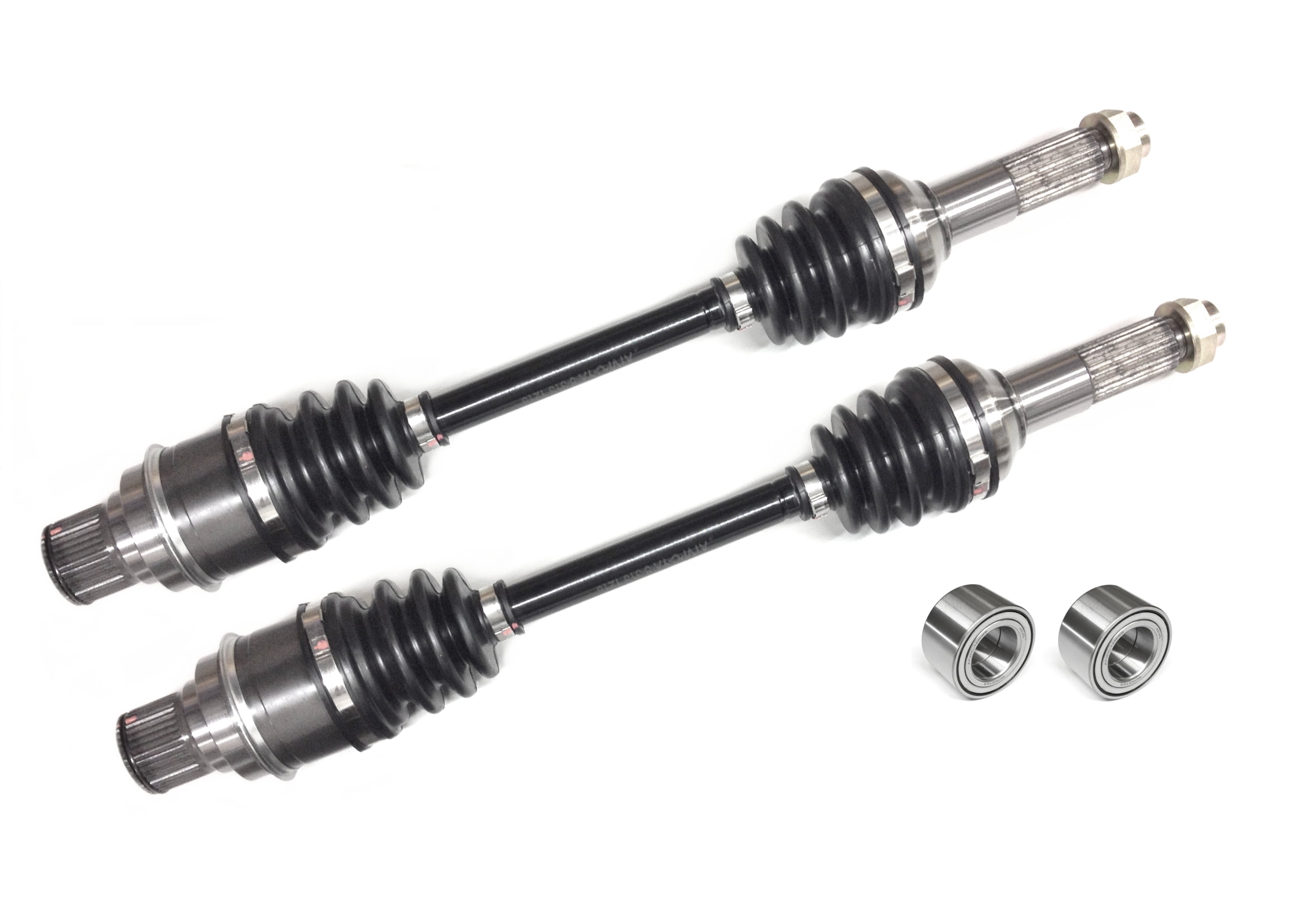 Rear Axle Pair with Bearings for Yamaha Grizzly 350 400 450 & Kodiak ...